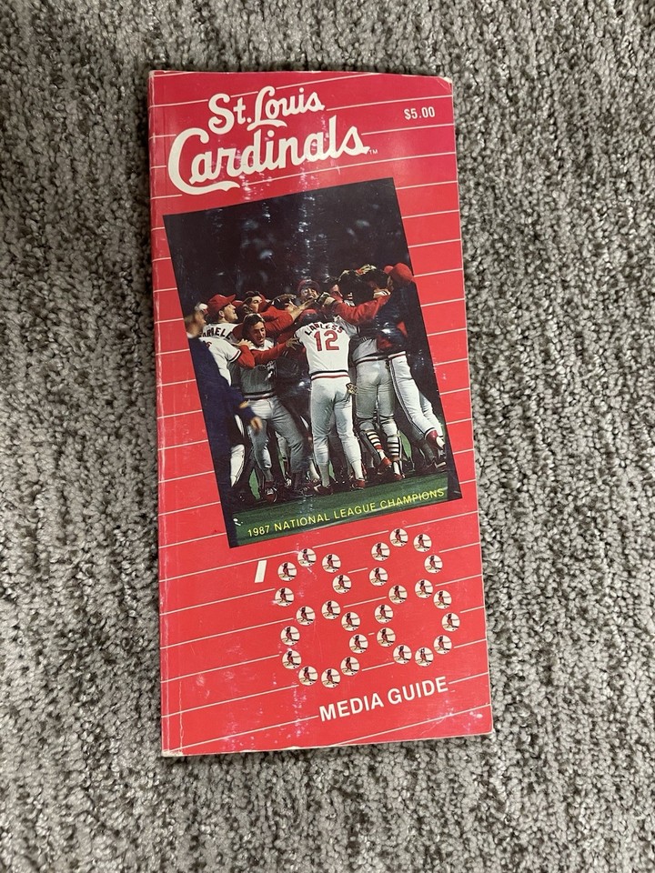 St Louis Cardinals Media Guide Lot of 13 1970s Brock Ozzie Hernandez ...