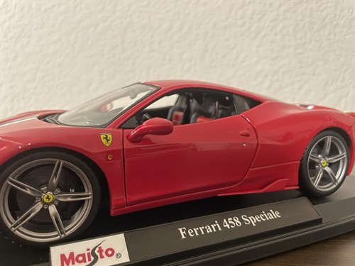 Bburago signature 1:18 Ferrari 458 Speciale/Maisto Combined | eBay