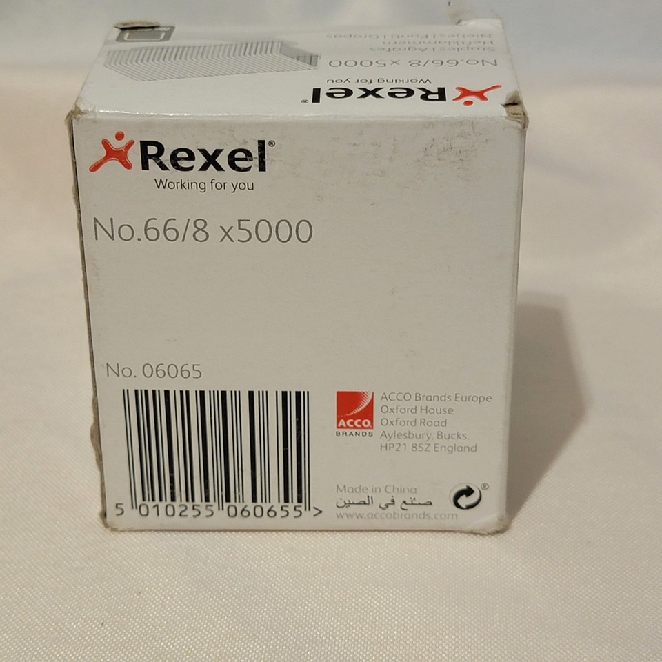Rexel Staples No.66/8 x5000 Box 5000 Office Staples ACCO Brands Made in ...