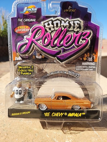 Homie Rollerz ‘65 Chevy Impala 1:64 Buddha and Droopy Jada Toys NEW ...