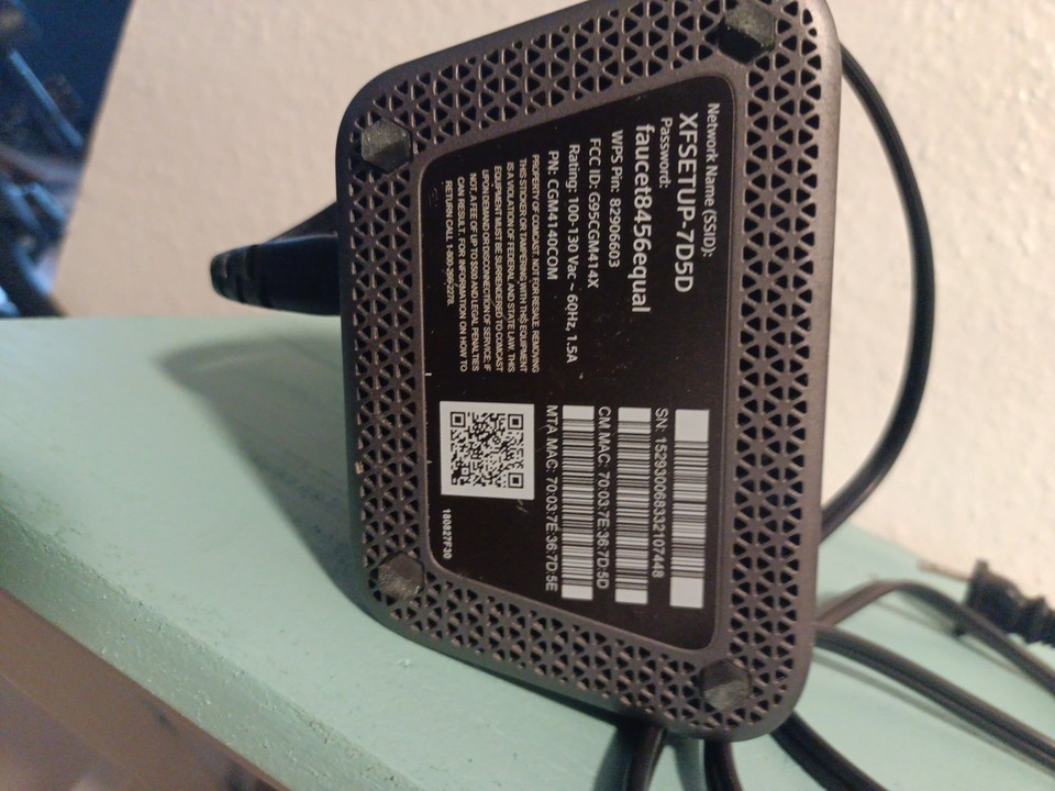 XFINITY Wifi Modem Router (Technicolor XB6 Model) - Tested, Working | eBay