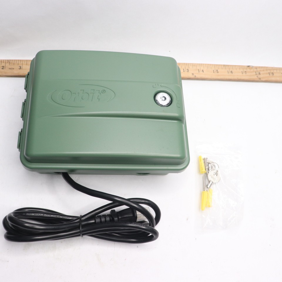 Orbit Indoor/Outdoor Sprinkler Timer Easy-Set Logic Green 6-Station ...