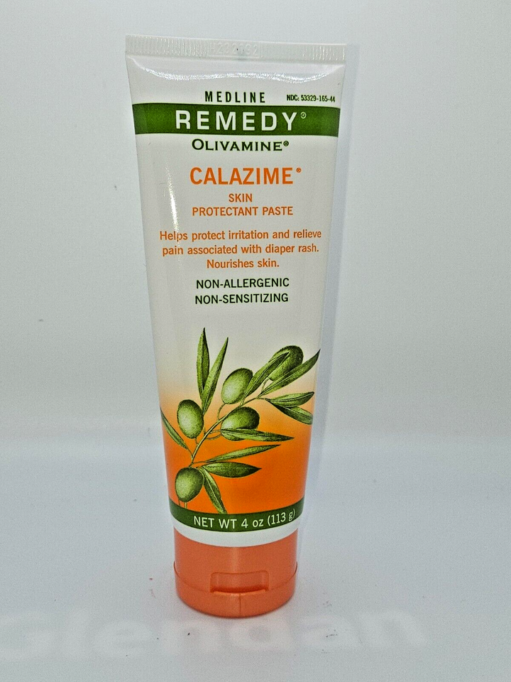 Medline Remedy Olivamine Calazime Skin Protectant Paste Cream, Used ...