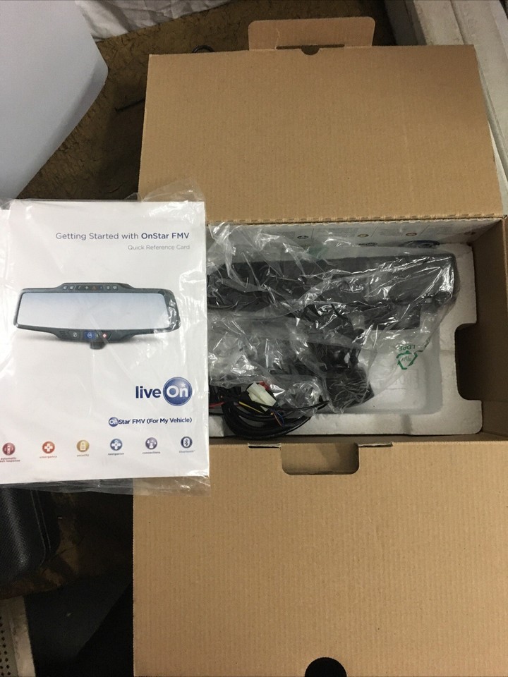 OnStar Live On FMV Bluetooth Rearview Mirror Universal Add On Kit GM ...