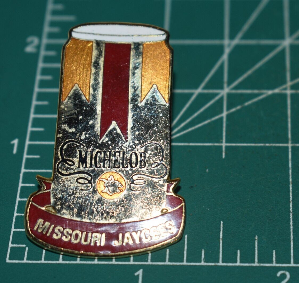 Multi-color Enamel Michelob Beer Missouri Jaycees Pin | eBay