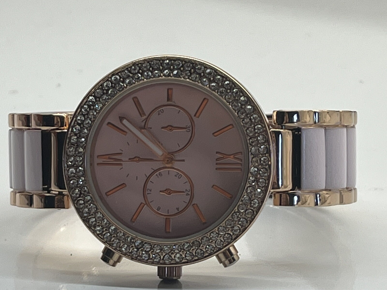 Accutime Watch Corp Japan Movement LDS10AWM Clip On Style New Batt -1 ...