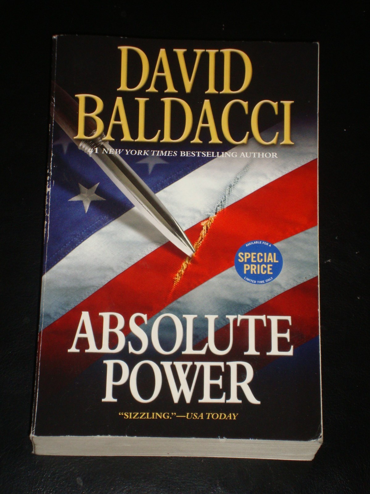 ABSOLUTE POWER by David Baldacci (2016, Paperback) NOVEL BOOK MADE INTO ...