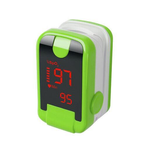 Portable LED Pulse Oximeter Blood Oxygen Monitor SpO2 Heart Rate Meter ...