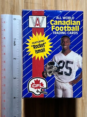 1991 CFL ALL WORLD CANADIAN FOOTBALL TRADING CARDS NFL Rocket Ismail ...