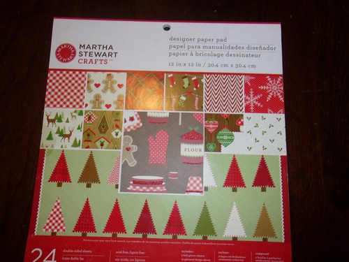 Martha Stewart Crafts 12" X 12" Designer Paper Pad 24 Double-Sided ...