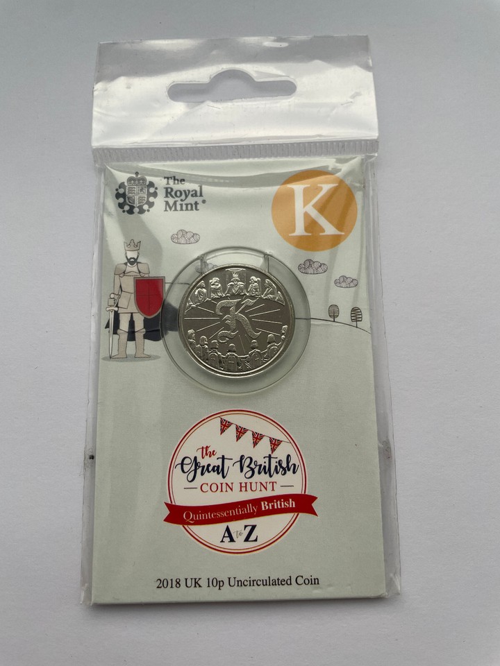 10P A-Z ALPHABET 10 PENCE 2018 & 2019 UNCIRCULATED COINS - VARIOUS ...