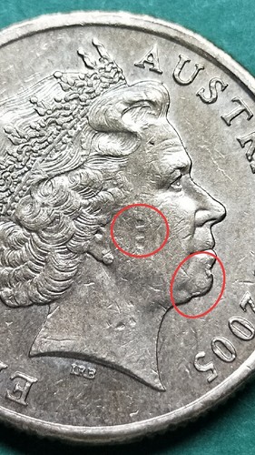 Australia 2005 One Dollar Dancing Man Hat Cud and Error Coin | eBay ...