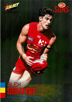 2020 GOLD COAST SUNS AFL Card ALEX SEXTON Footy Stars Prestige | eBay ...