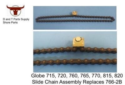Globe 815, 820 Slicer Slide Chain Assembly Replaces 766-2B | eBay