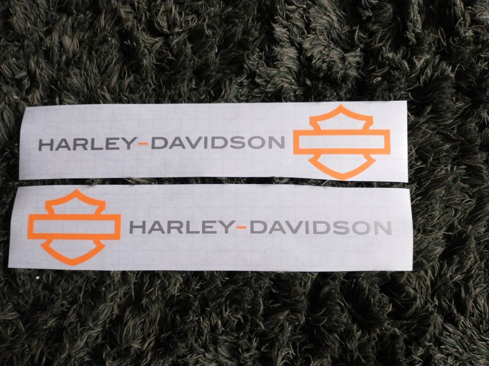 Harley-Davidson Tank Decals Stickers | Fits Dyna Sportster Street Glide ...
