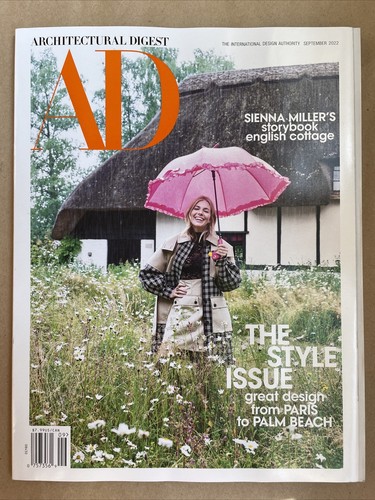 ARCHITECTURAL DIGEST Magazine SEPTEMBER 2022 New Sienna Miller The Style Issue | eBay