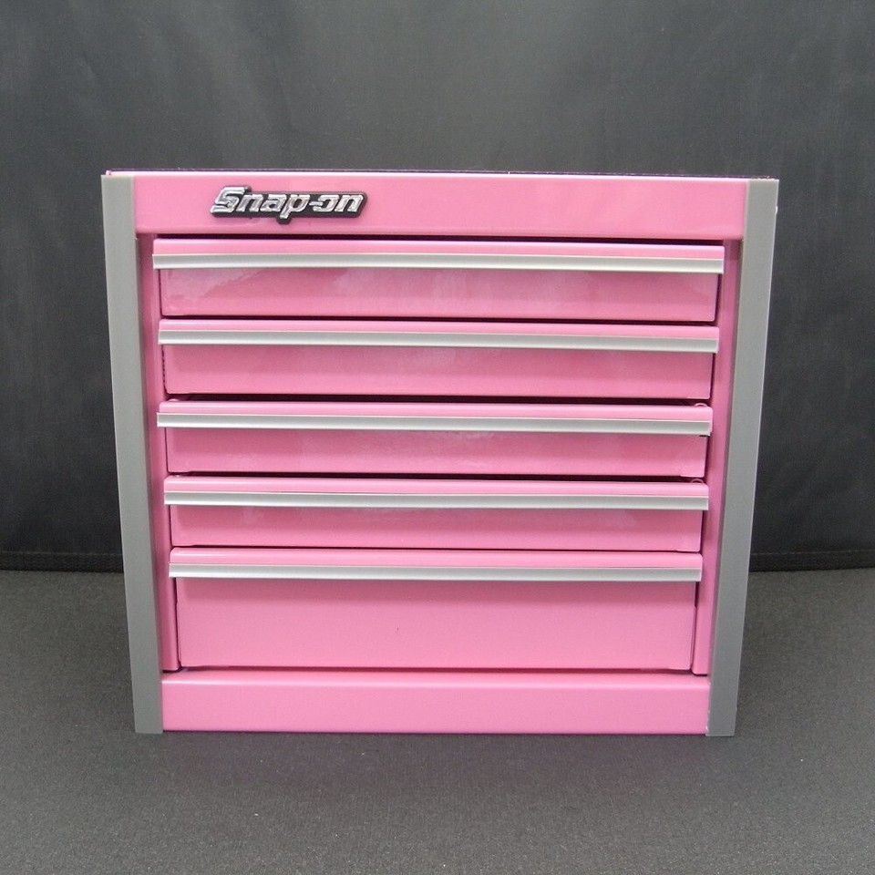 SNAP-ON Micro Roll Cab Top Chest Mini Tool Box Pink 8.5 x 4.7 x 7.7 in ...