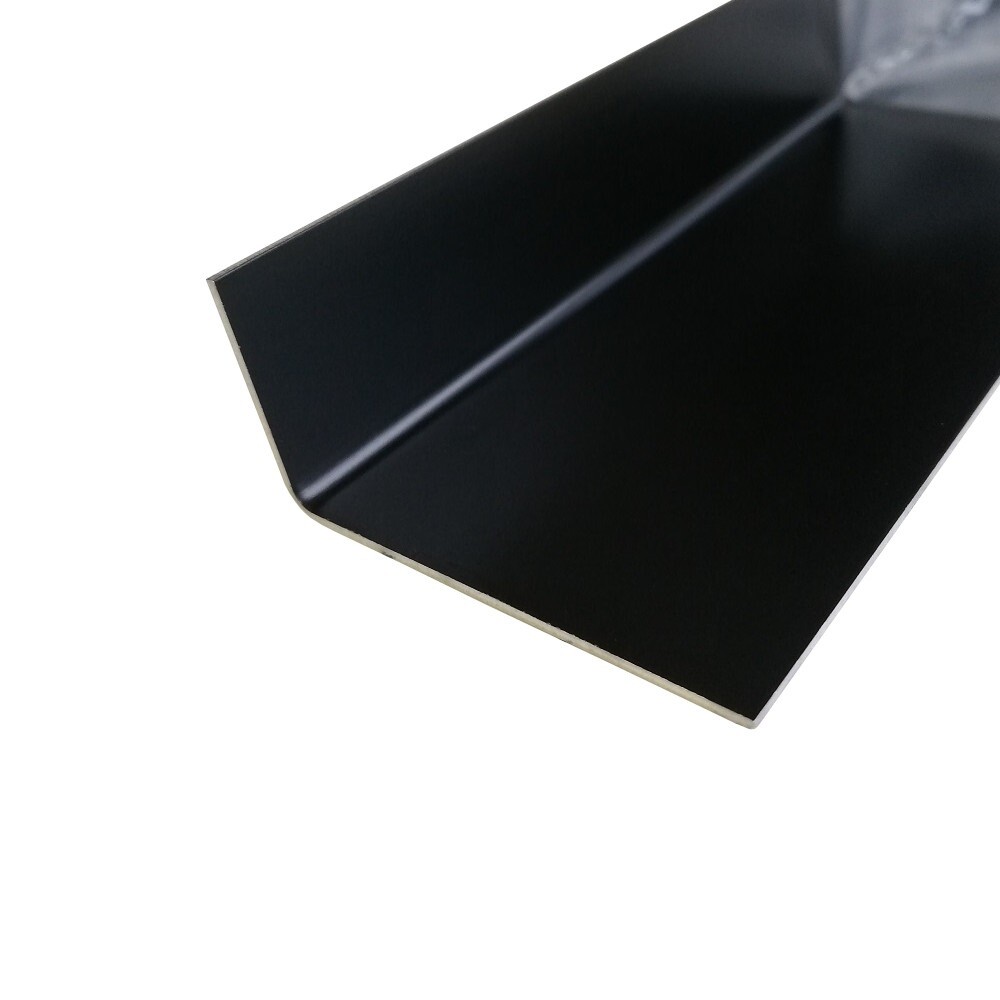 Aluwinkel Schwarz RAL 9005 Winkelleiste Aluminium 1,5 mm L-Winkel ...
