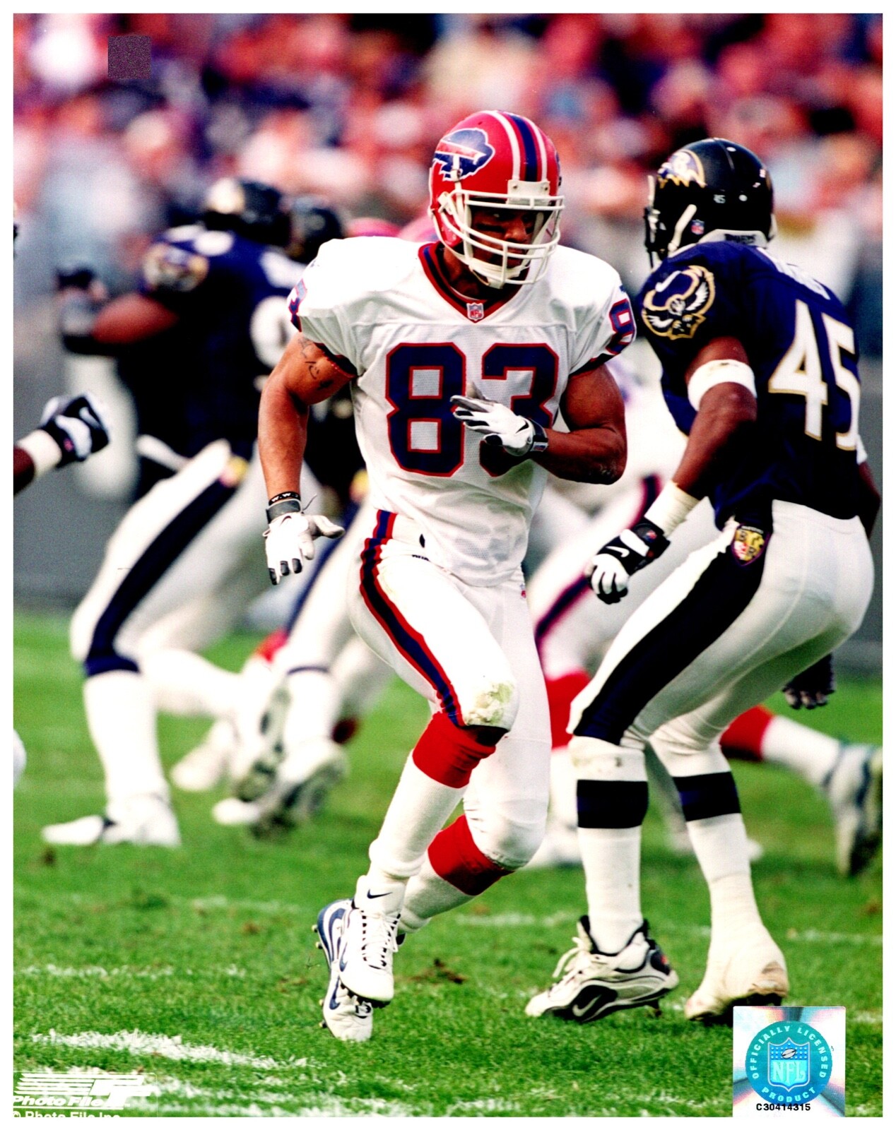 Andre Reed Buffalo Bills Unsigned 8x10 Sports Photo C W/ NFL Hologram ...