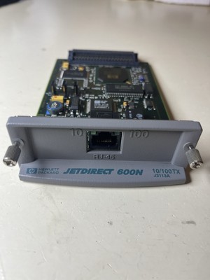 HP J3113A JetDirect 600n PRINT SERVER JetDirect CARD, Tested, Works ...