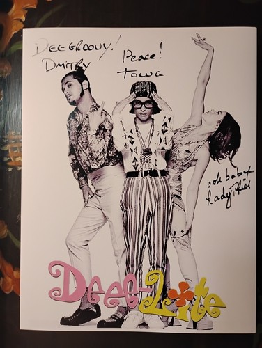 DEEE-LITE AUTOGRAPHED PHOTO DEEE-LITE ORIGINAL SIGNED PHOTO BY ALL3 COA ...