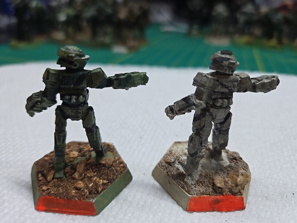 Battletech Commando Mech X 2 (Painted And Based) Original Sculpt | eBay