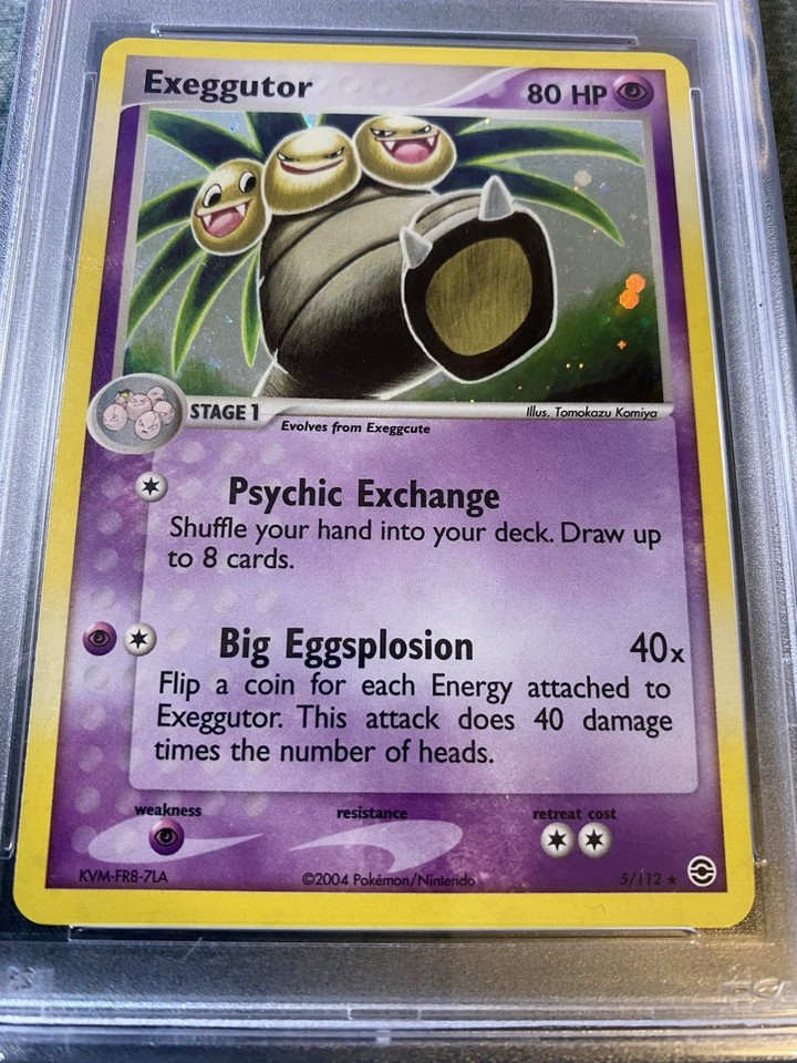 Pokémon Exeggutor #5/112 Holo Rare - 2004 EX Fire Red & Leaf Green ...