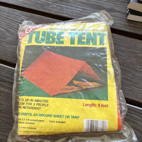 NEW Coghlan's Emergency 2-Person Tube Tent Camping Shelter Tarp ...