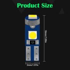 4X PREMIUM T5 BLUE DASHBOARD GAUGE 3030 LED WEDGE DASH BULB LIGHT 12V ...