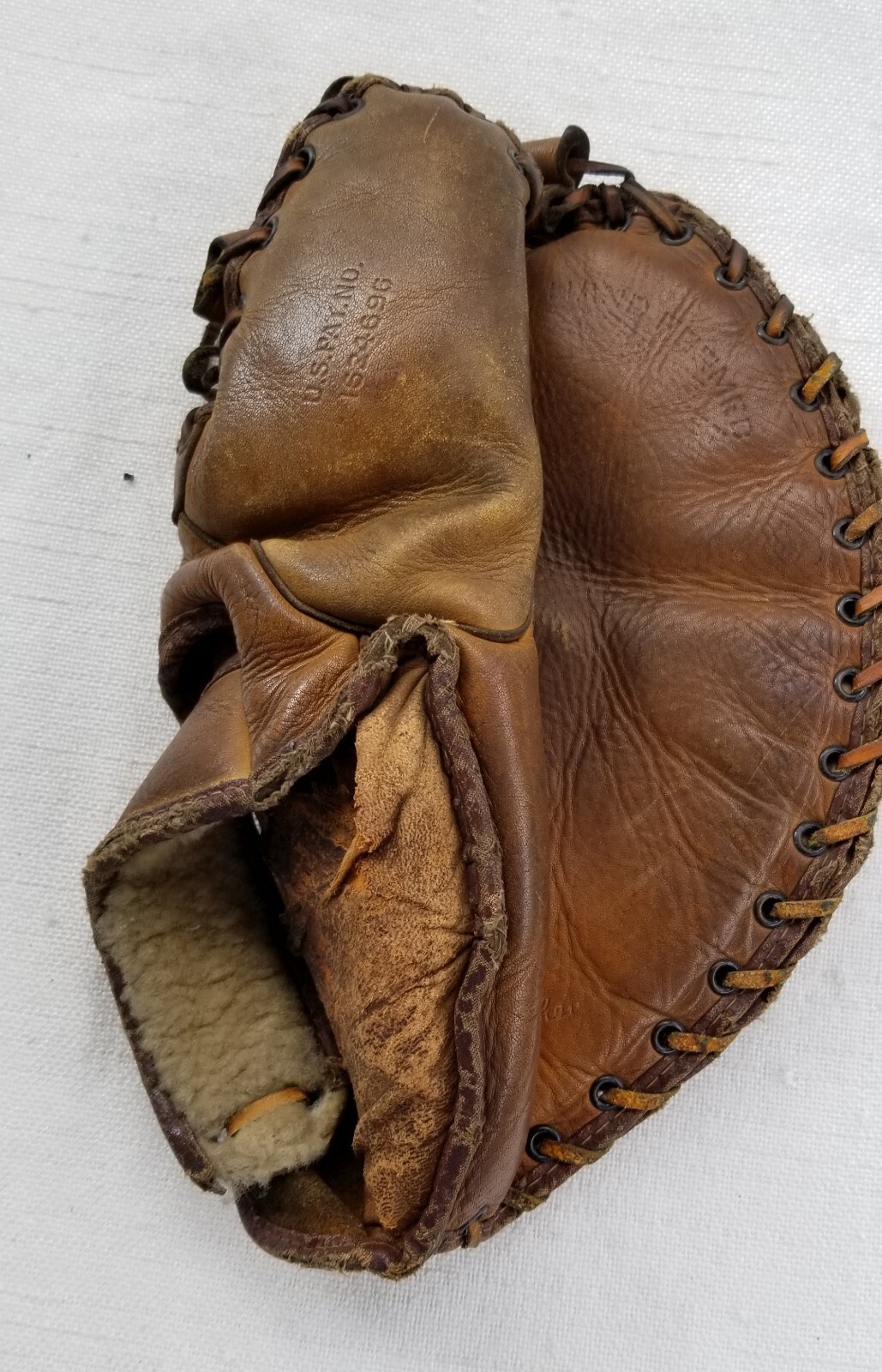 1930's or 40's JC Higgins 1st Basemen Leather Baseball Glove ~Elbie B ...