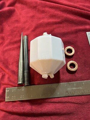 Weathervanes & Lightning Rods - White Milk Glass Lightning Rod Ball