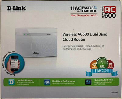o'o'o . D-Link WIRELESS AC600 Dual Band Wi-Fi Cloud ROUTER . DIR-808L ...