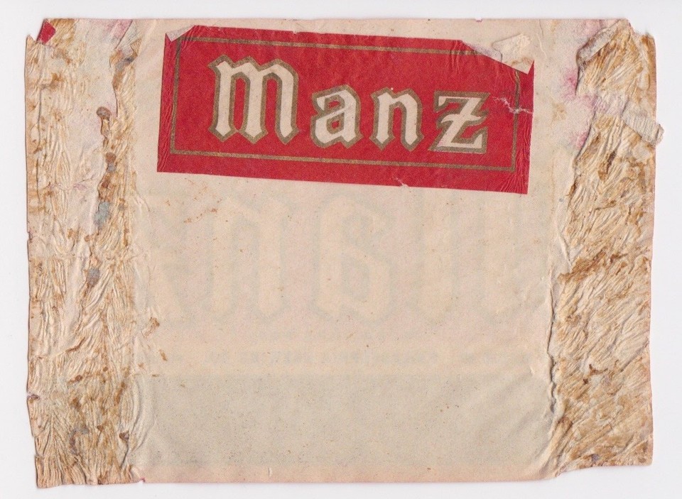 Rare MANZ Beer IRTP Label Philadelphia Brewing Co - PA Man Z | eBay