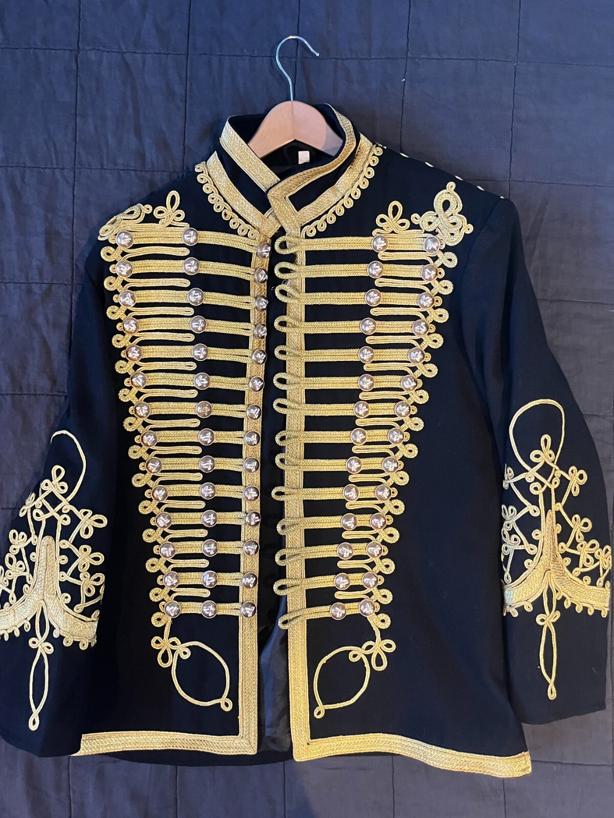 Men's Napoleonic Hussar Uniform Military Style Jacket… - Gem