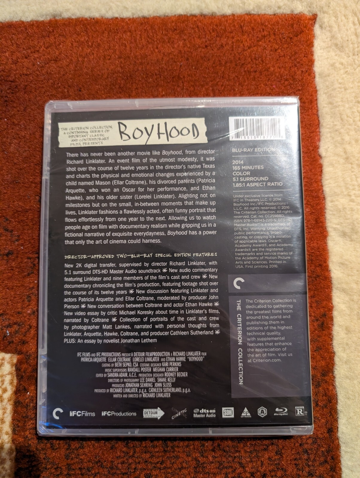 Boyhood (Criterion Collection) (Blu-ray, 2014) for sale online | eBay