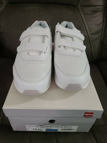 Instride Newport White Strap.. Men’s Leather Shoes Sneaker 6012M Size ...