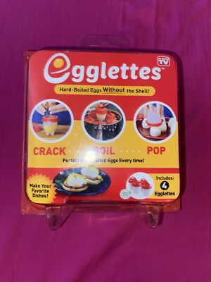 EGGLETTES HARD-BOILED EGG COOKER (4 EGLETTES) NEW! | eBay