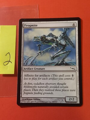 2003 Magic The Gathering Mirrodin #172 Frogmite, C, NF, Artifact, cd2 ...