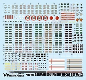Passion Model 1/35 World War II German Military Equipment Decal Set Vol ...