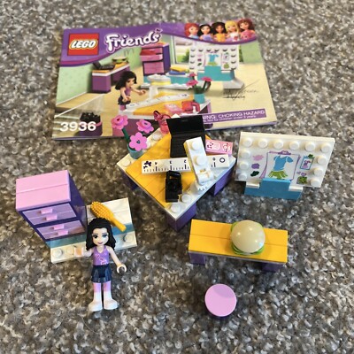LEGO Friends Emma's Fashion Design Studio 3936 ~ 100% Complete w Manual ...