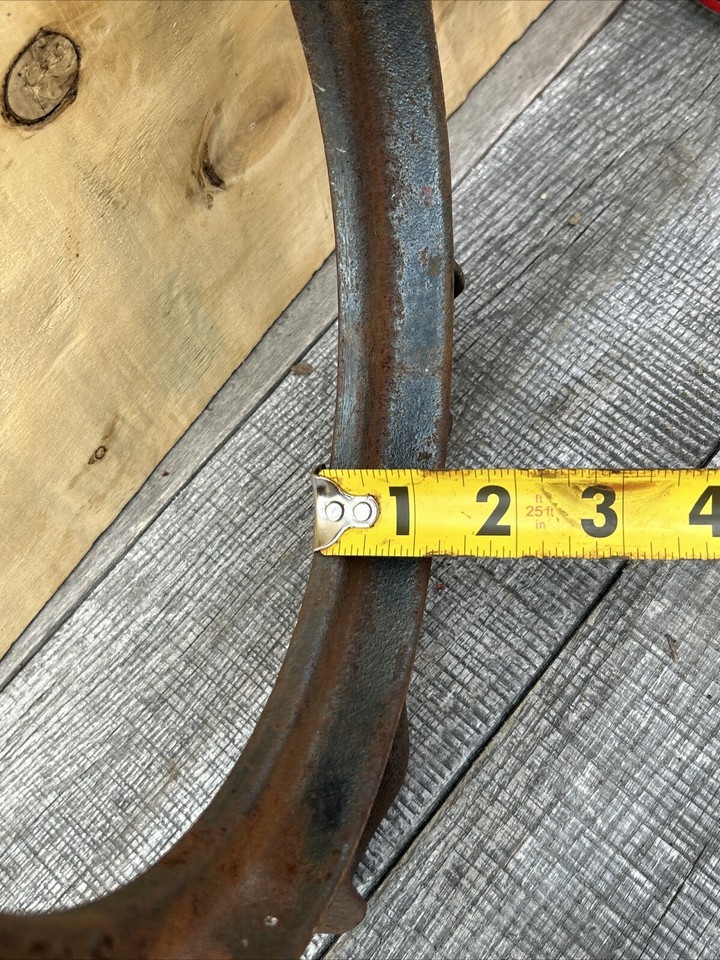 Salvage Ductile Iron Bolted Gland / Flange Six Bolt Holes Star Rust ...