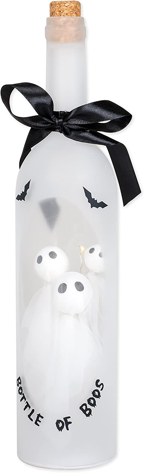 Bottle of Boos Ghosts Light up LED 13 Inch Wine Bottle Halloween ...