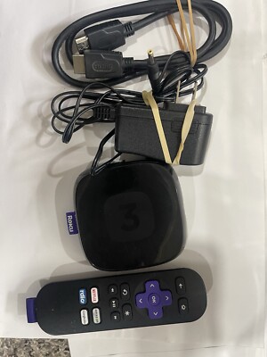 Roku 3 4200X Media Streamer 3rd Gen With Remote Nice | eBay