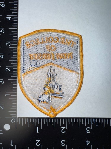 The College of New Jersey NJ Shoulder Patch Obsolete Collectible | eBay