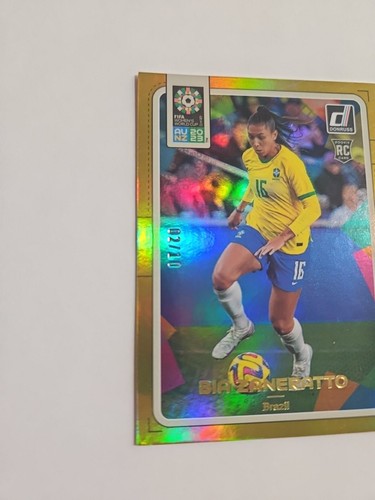 2023 Panini Donruss /10 FIFA Women’s World Cup Bia Zaneratto Gold SP RC ...