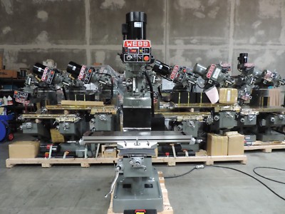 WEBB CHAMP 2EVS-42 ELECTRONIC VARIABLE SPEED MILLING MACHINE | eBay