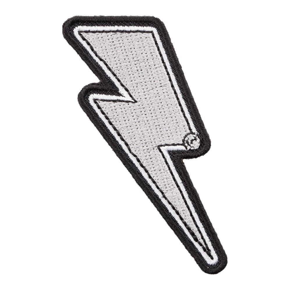 Silver Lightning Bolt Lightning Bolt Hoop | LWSilver | Handmade