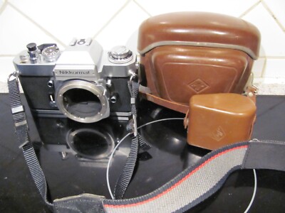 Original NIKON Nikkormat EL CAMERA BODY AND A CASE BOTH NICE 5356928 | eBay