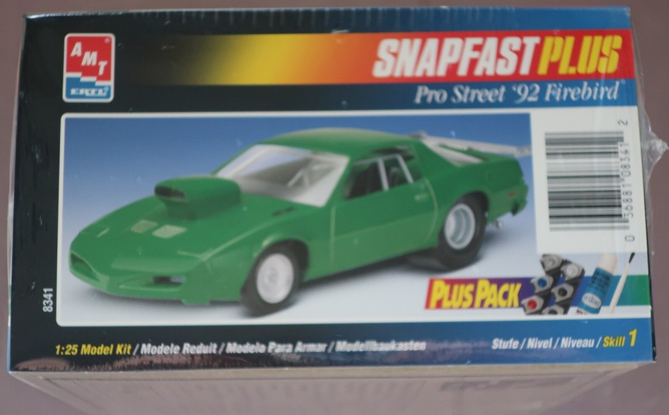PRO STREET 1992 FIREBIRD Snapfast PLUS 1/25 Model Kit NOS from 1998 | eBay