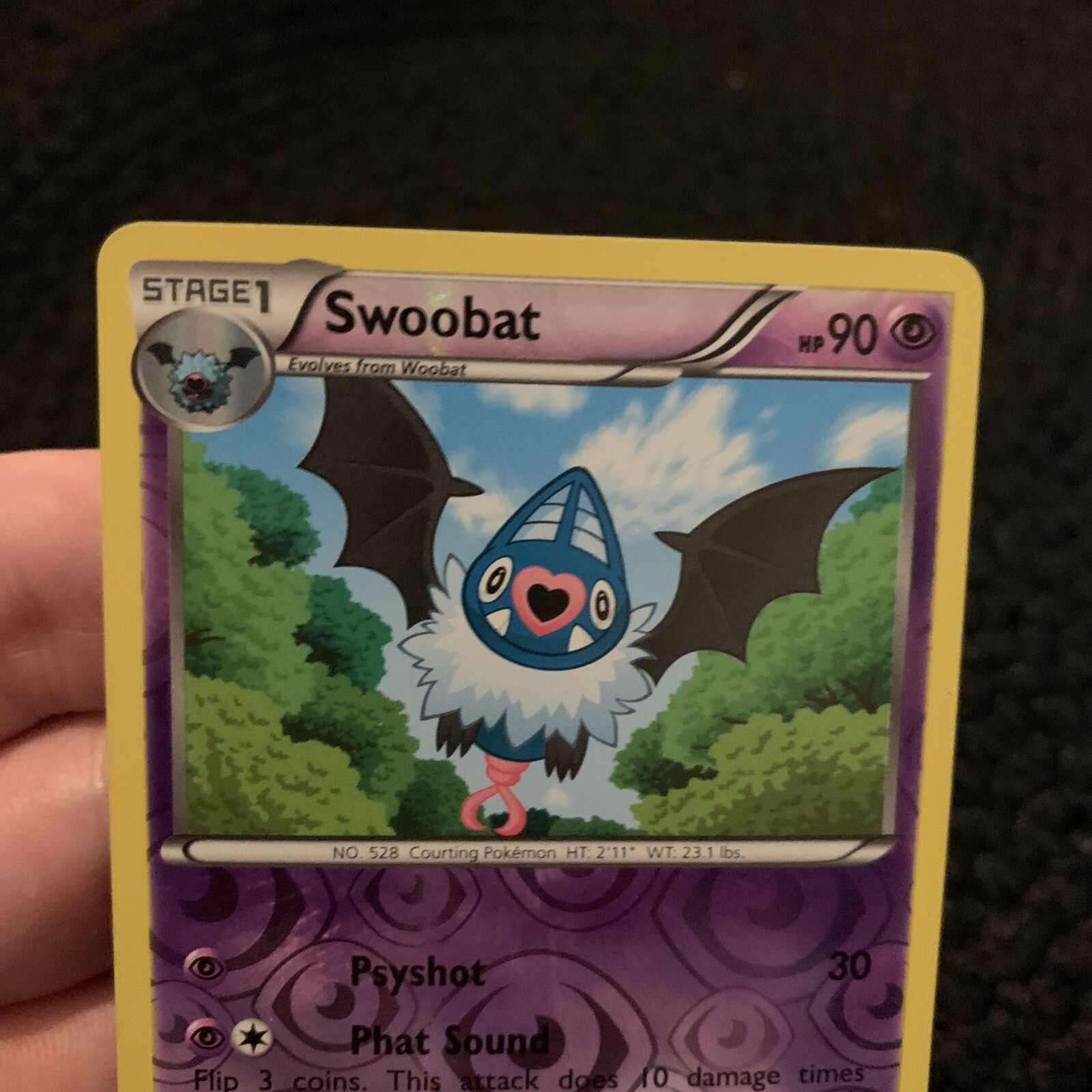 Pokémon TCG Swoobat BW - Emerging Powers 37/98 Reverse Holo Rare | eBay